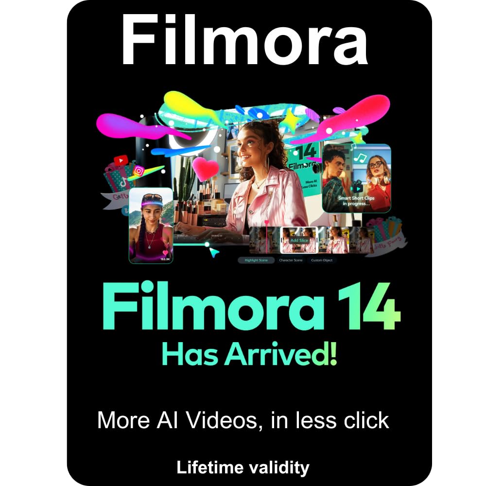 Buy Gifts Fairy Filmora 14 Video Editing Software - Windows, Single ...