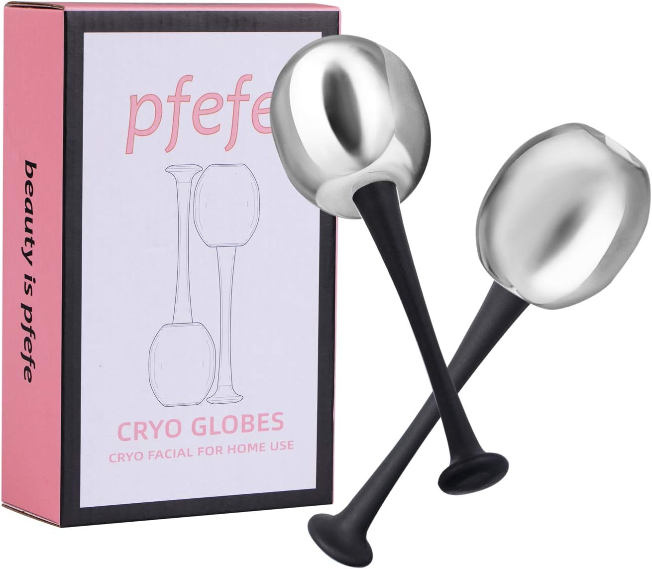 Ice Globes Facial Skin Care Tools for Women Face & Eyes, Stainless ...