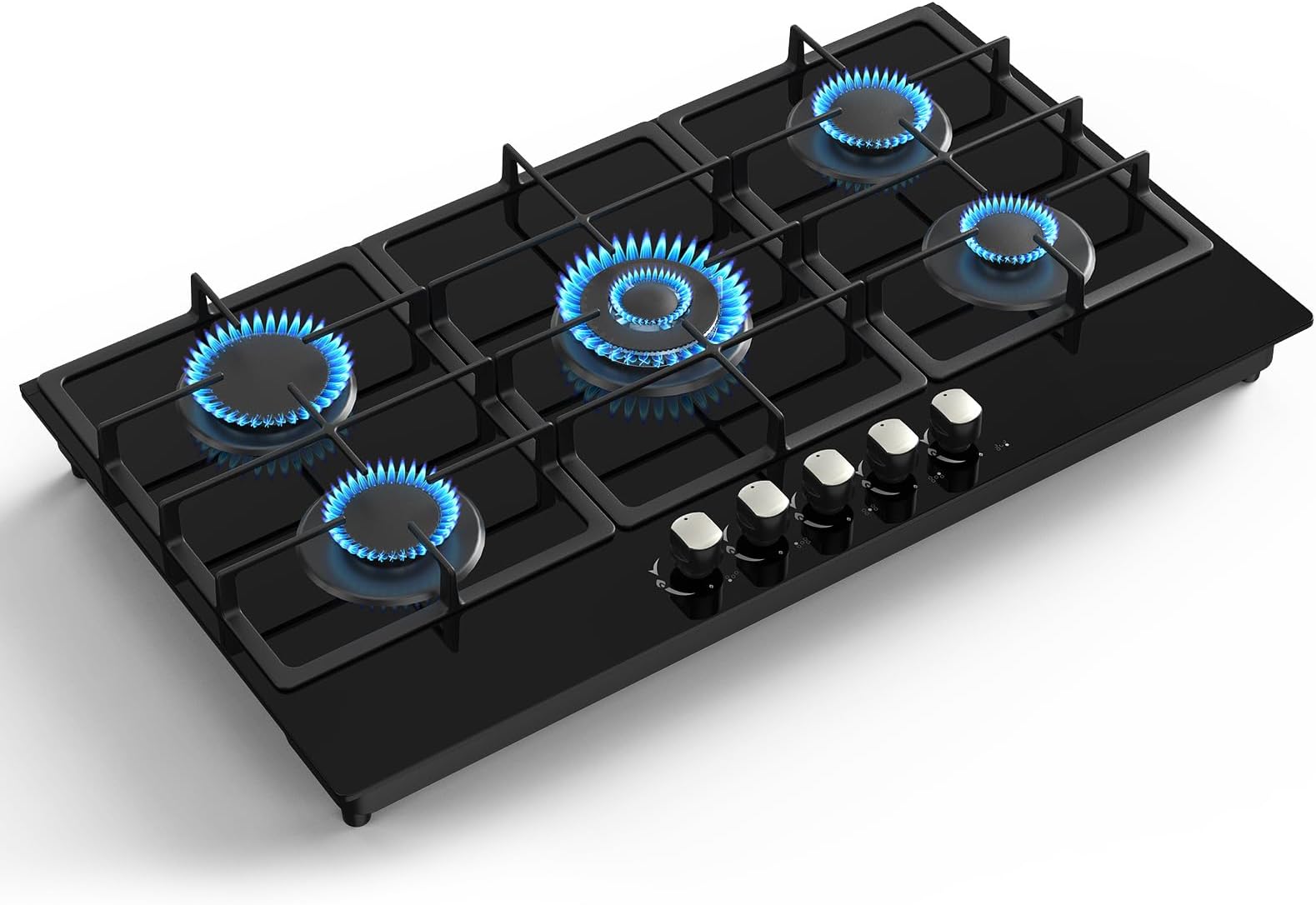 Amazon.com: 36 Inch Gas Stove, Nafewin Built-in Propane Gas Cooktop ...
