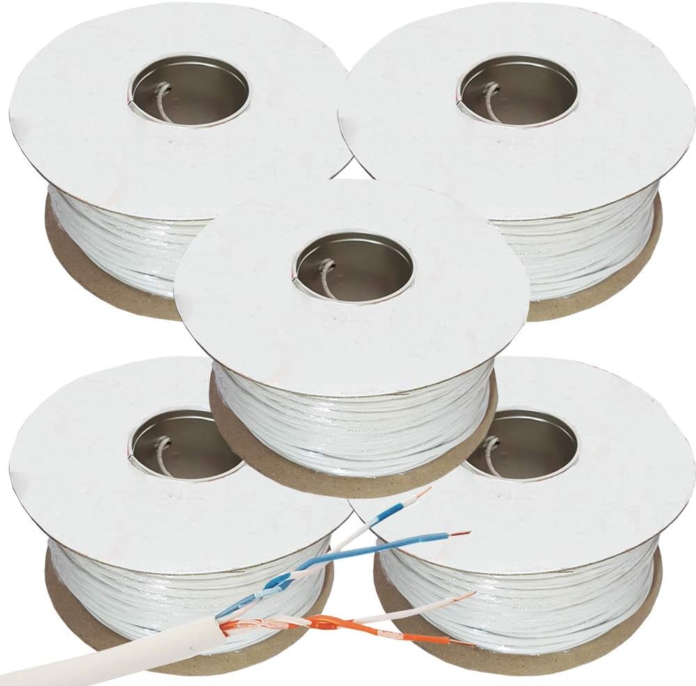 1000m BT Telephone Copper Cable Extension | 2 Pair 4 Core/Way Wire ...