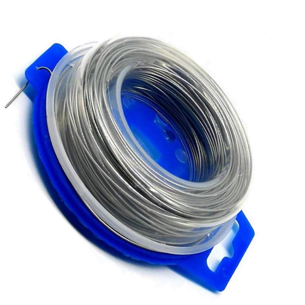 Snapklik.com : Safety Lock Wire .032, 164 Ft/ 50m Stainless Steel Twist ...