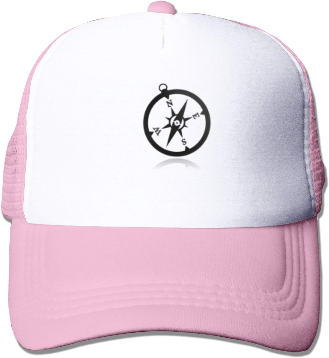 Compass Men's and Women's Mesh Hat Adjustable Outdoor Logo Hat Pink at ...