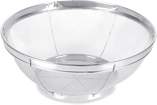 Amazon.com: Stainless Steel Rice Sieve, Bowl Fine Mesh Strainer, Large ...