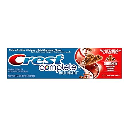 Amazon.com : Crest Cinnamon Toothpaste, 6 Ounce, Pack of 2 : Health ...