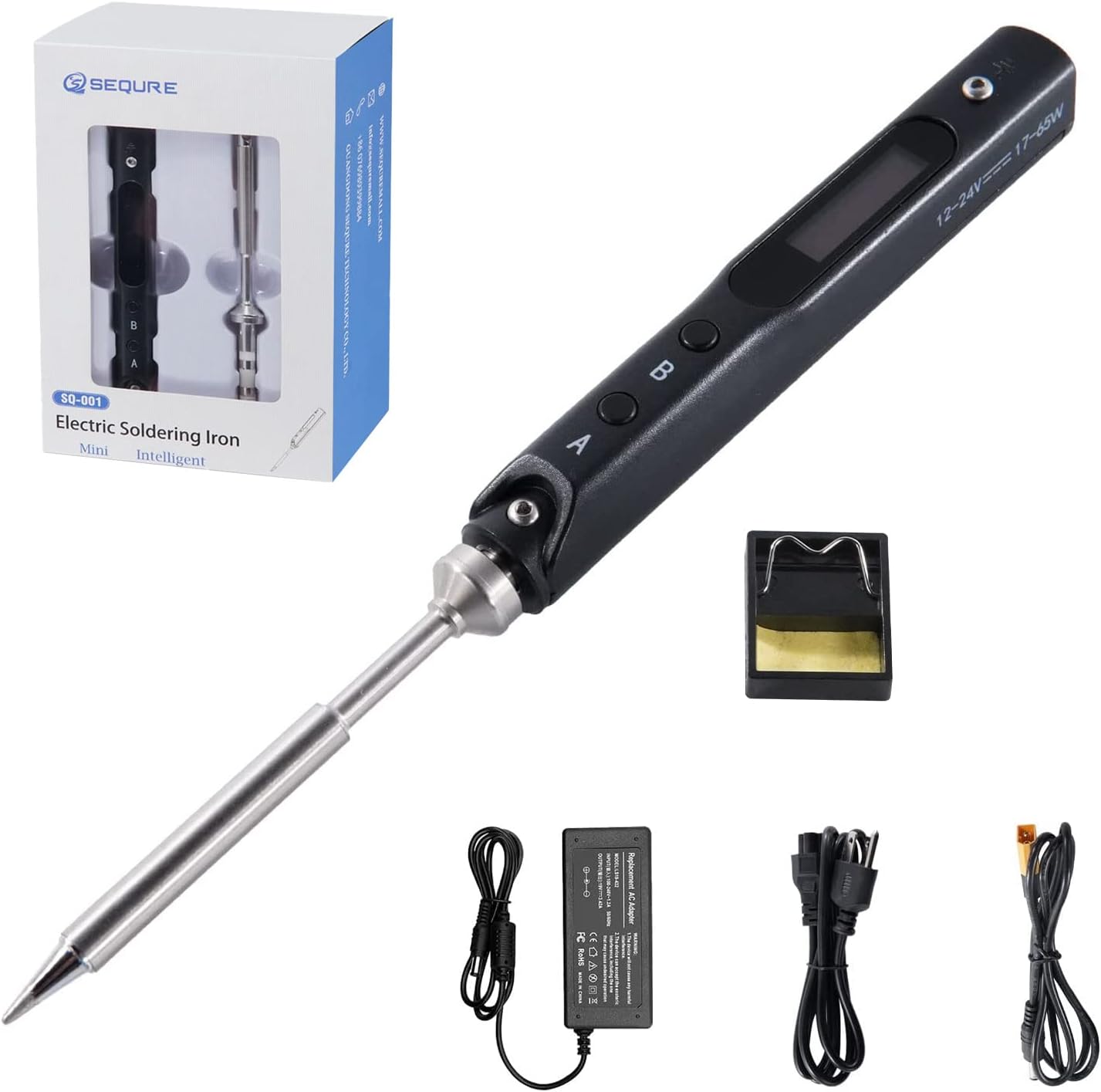 Amazon.com: SEQURE S99 Portable Soldering Iron, Max 150W Electric ...