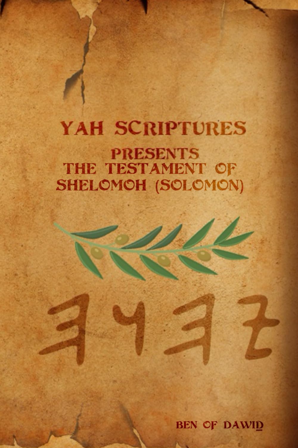 Testament of Shelomoh: Dawid, Ben of: 9798346147152: Amazon.com: Books