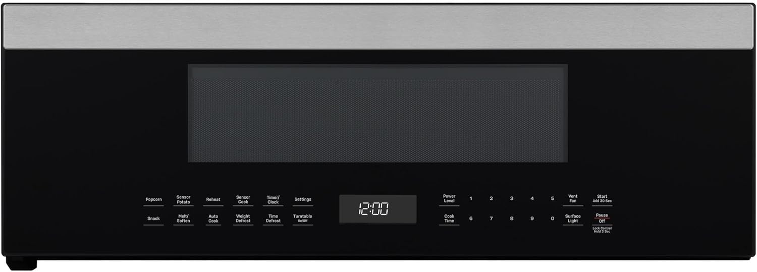 Amazon.com: GE Profile 1.2 cu. ft. Low Profile Over The Range Microwave ...