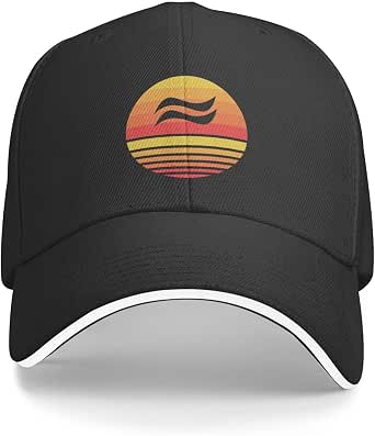 Amazon.com: Aquarius Symbols of The Zodiac Baseball Cap Sandwich Brim ...