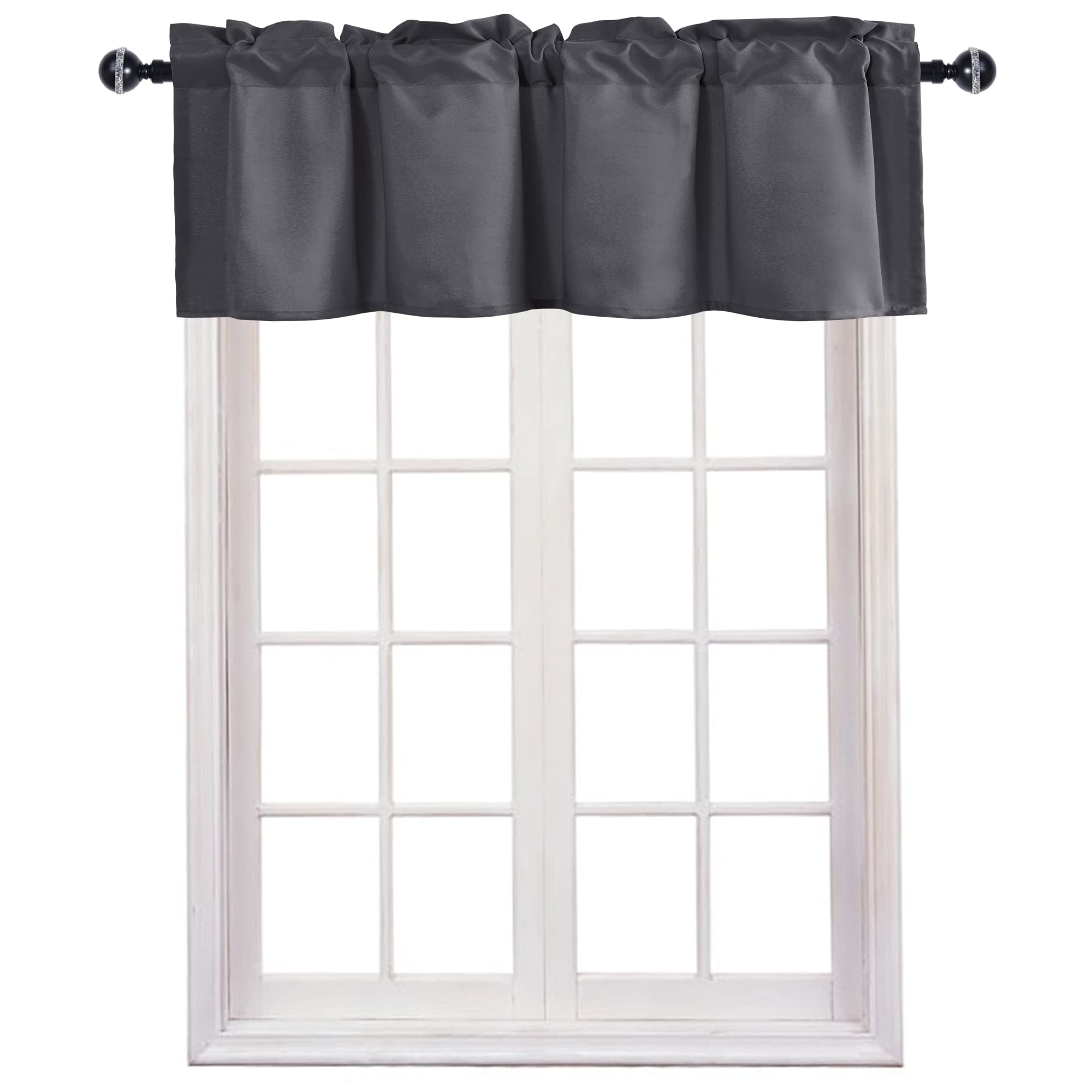 Amazon.com: JIUZHEN Valance Curtains for Kitchen Window Valances for ...