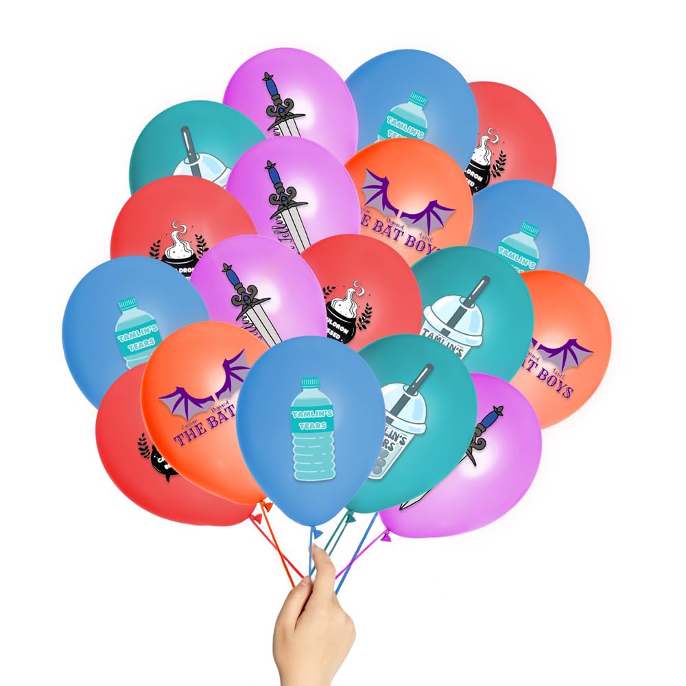 Amazon.com: 35 Pack Fantasy Balloons, 12 Inches Bookish Party Favors Ac ...