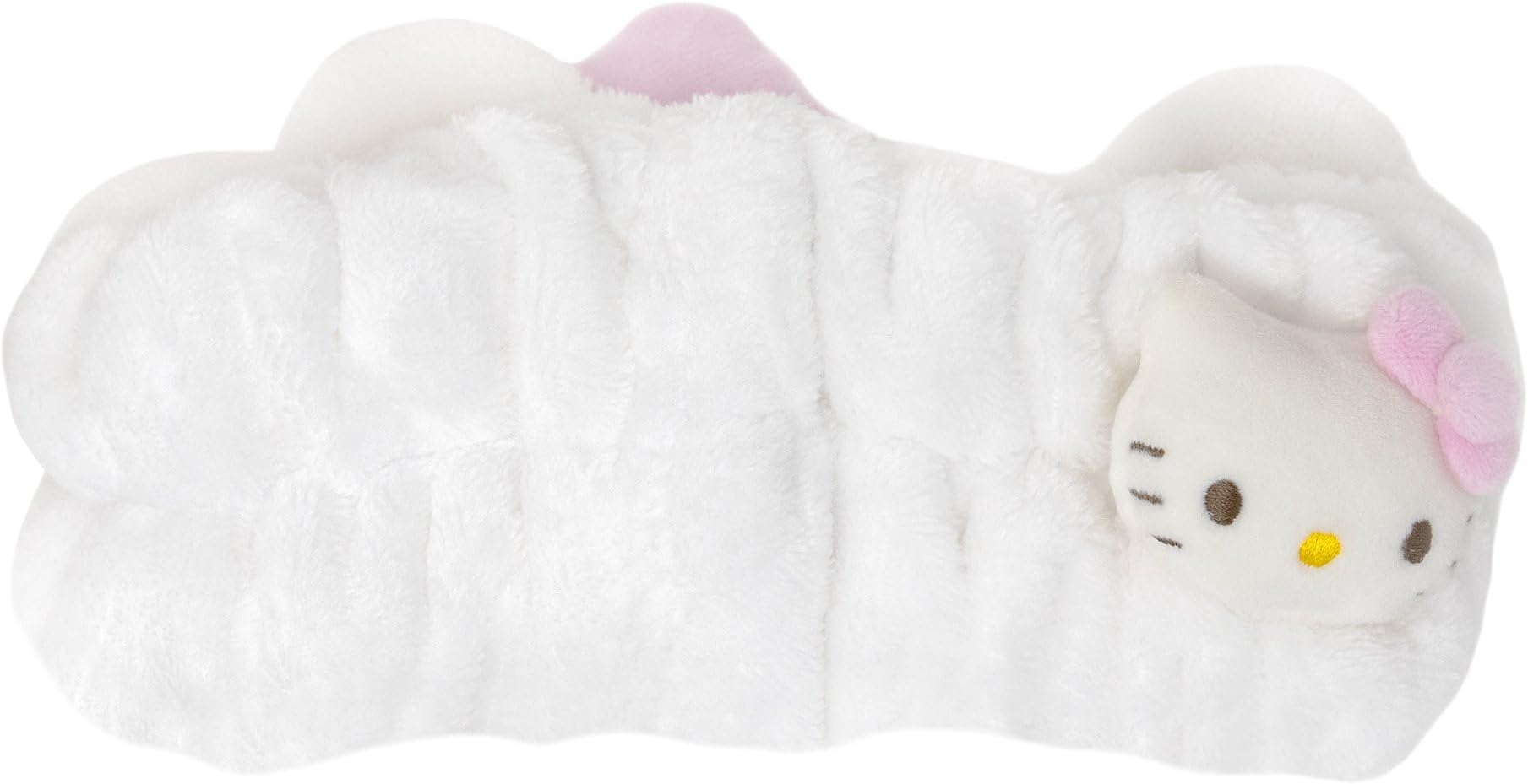 Amazon.com : The Crème Shop Plush Spa Headband w/Hello Kitty's ...