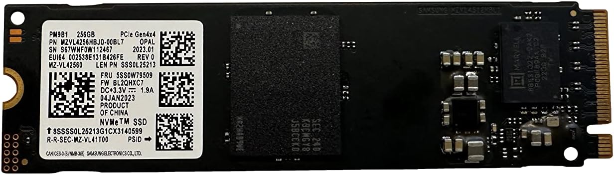 OEM Samsung PM9B1 256GB M.2 PCI-e GEN 4X4 NVME SSD Internal Solid State ...