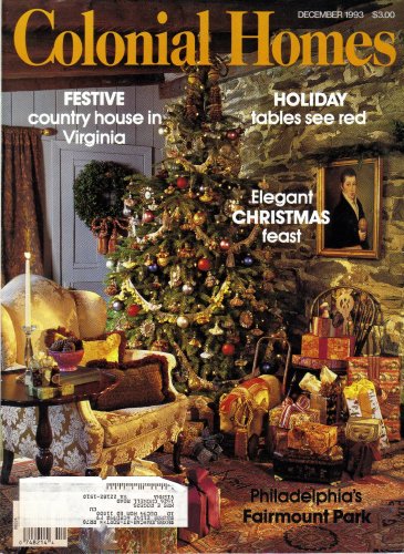 COLONIAL HOMES MAGAZINE DECEMBER 1993: unknown author: Amazon.com: Books