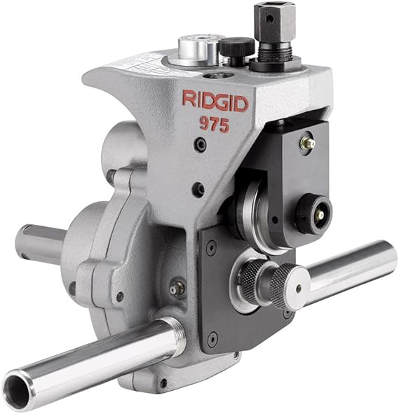 RIDGID 25638 Model 975 2-in-1 Portable Combo Roll Grooving Machine for ...