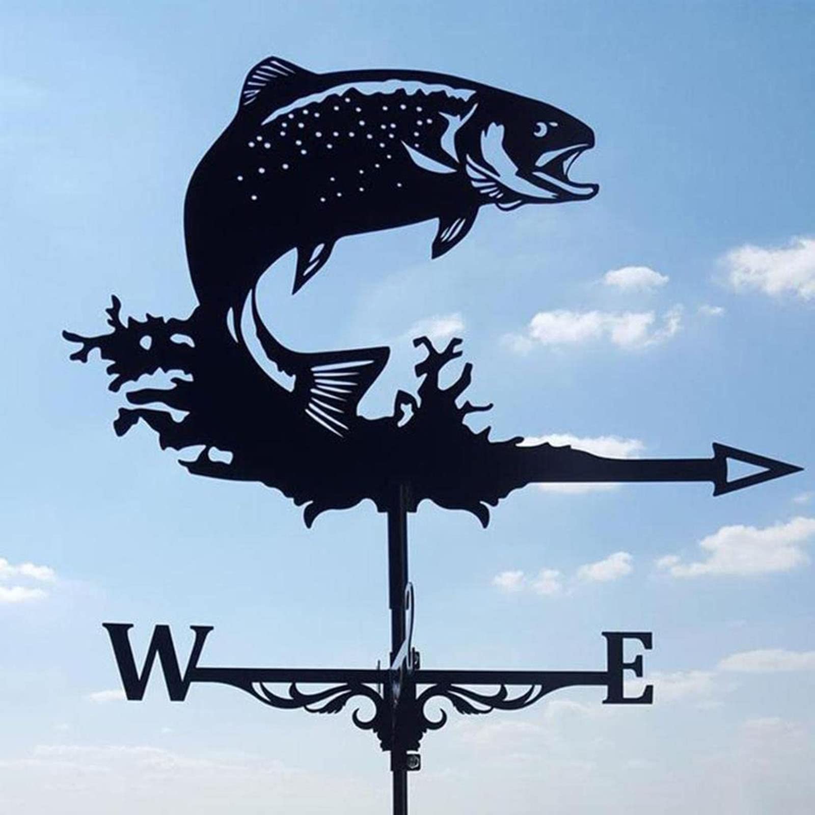 Amazon.com : Yesbon Weathervane Metal Iron Wind Vane Retro Weather Vane ...