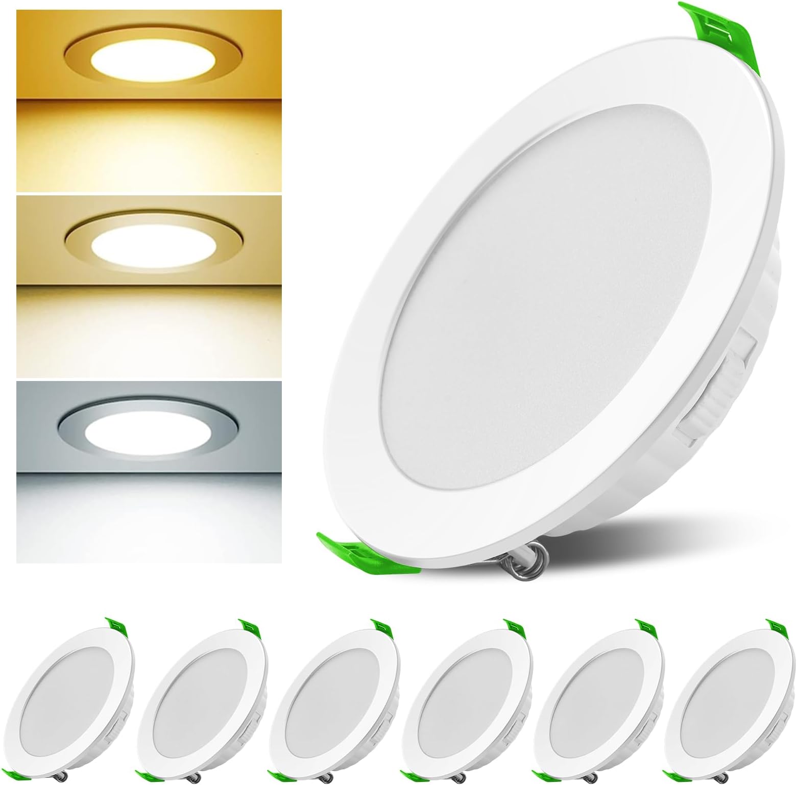 Lumare LED Einbaustrahler Dimmbar 6W | IP44 Spritzwasser geschützt ...