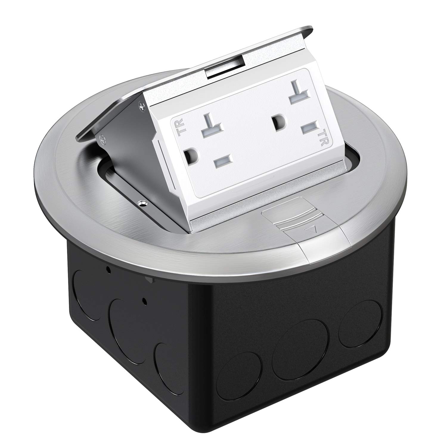 Snapklik.com : WEBANG Round Pop Up Floor Outlet Box