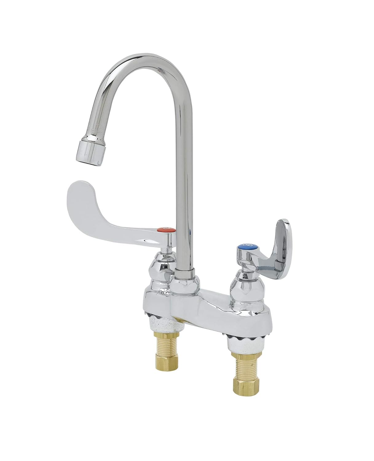 T&S Brass B-0892-01 Medical Faucet, Deck Mount, Rigid Gooseneck ...
