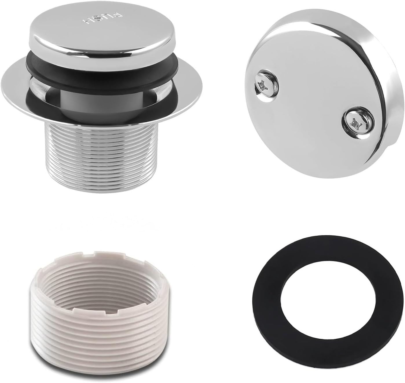 Amazon.com: Universal Tub Stopper Bathtub Drain Stopper Replacement ...