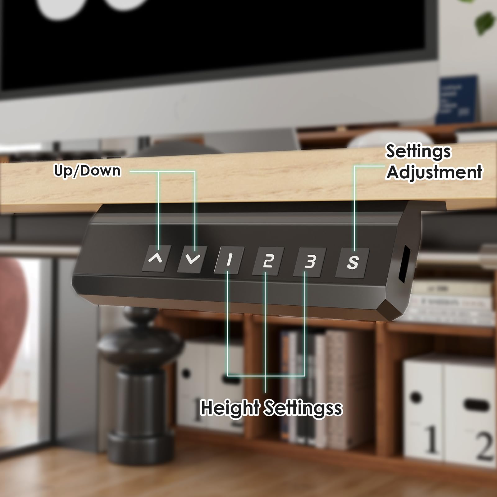 Snapklik.com : STARY Electric Standing Desk Adjustable Height Sit Stand ...