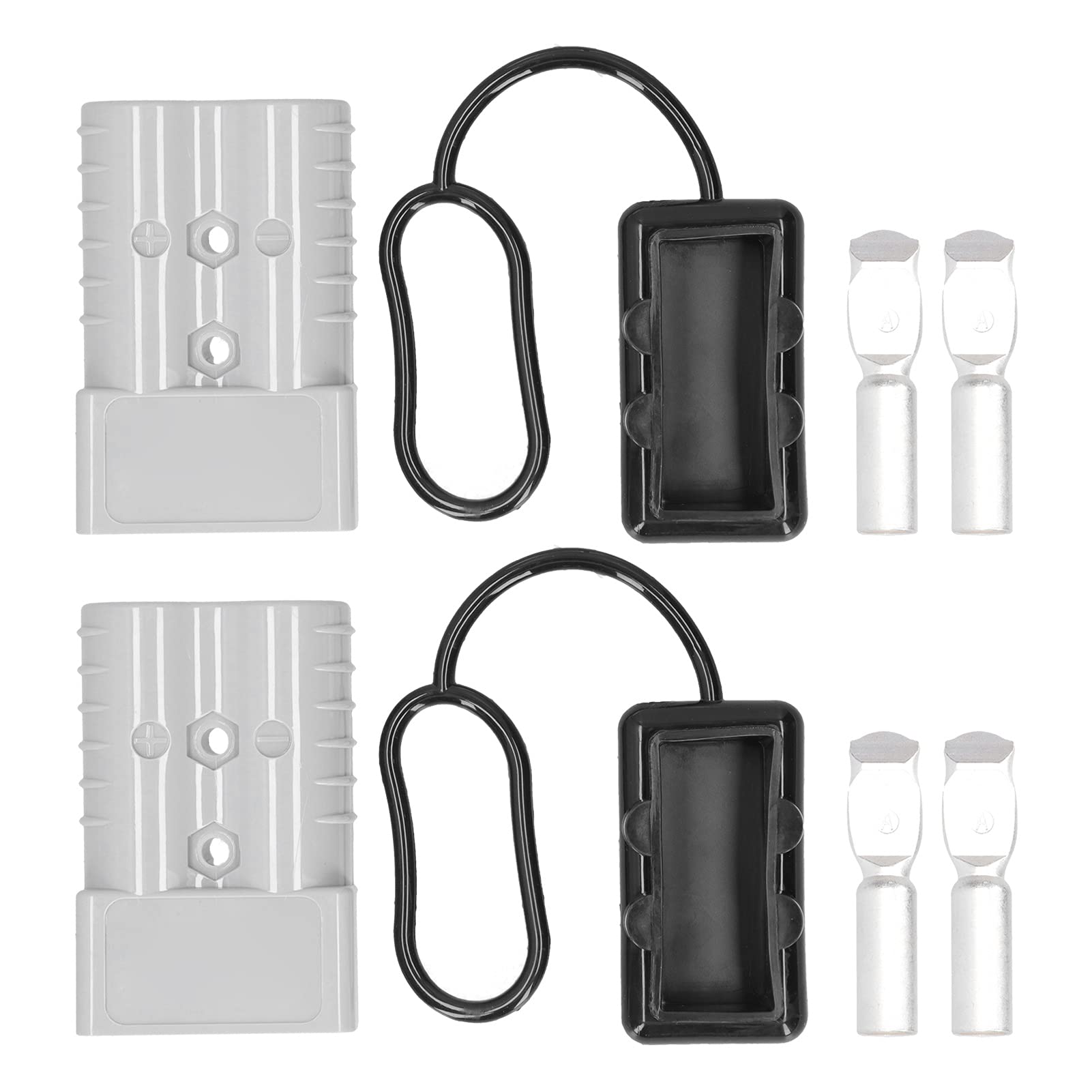 Buy Eujgoov Power Connector Kit 350A 600V Gray Connector Kit Silver