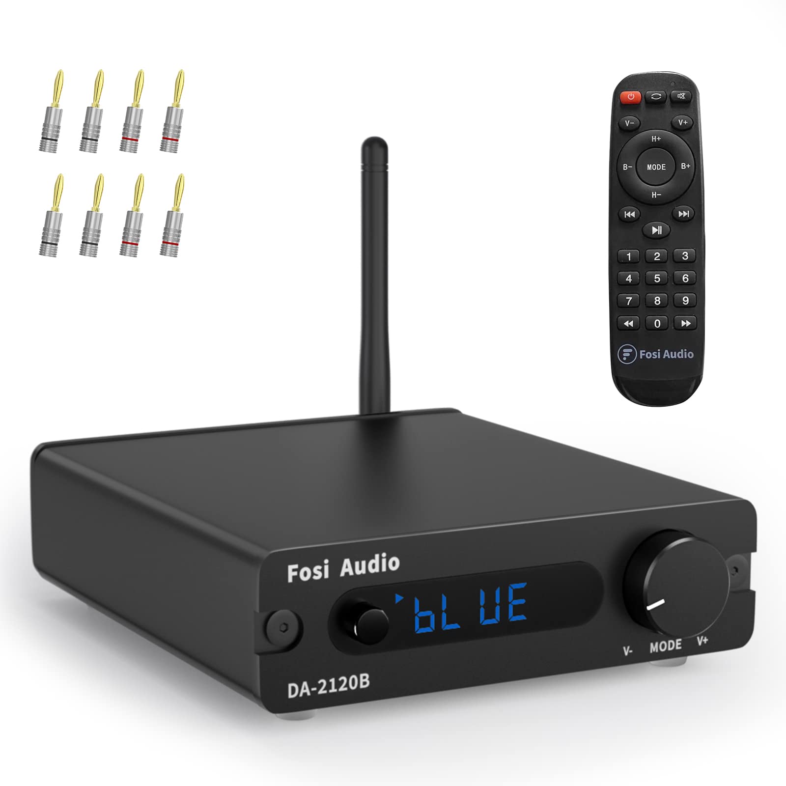 Buy Fosi Audio DA2120B Bluetooth 5.0 Stereo Audio 2.0 Channel Receiver ...