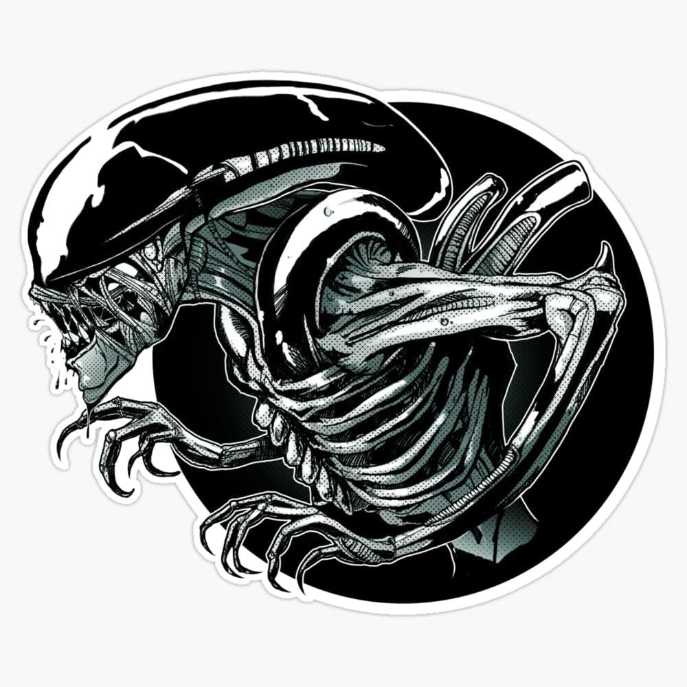 Amazon.com - Aliens Xenomorph Bumper Sticker Vinyl Decal 5"