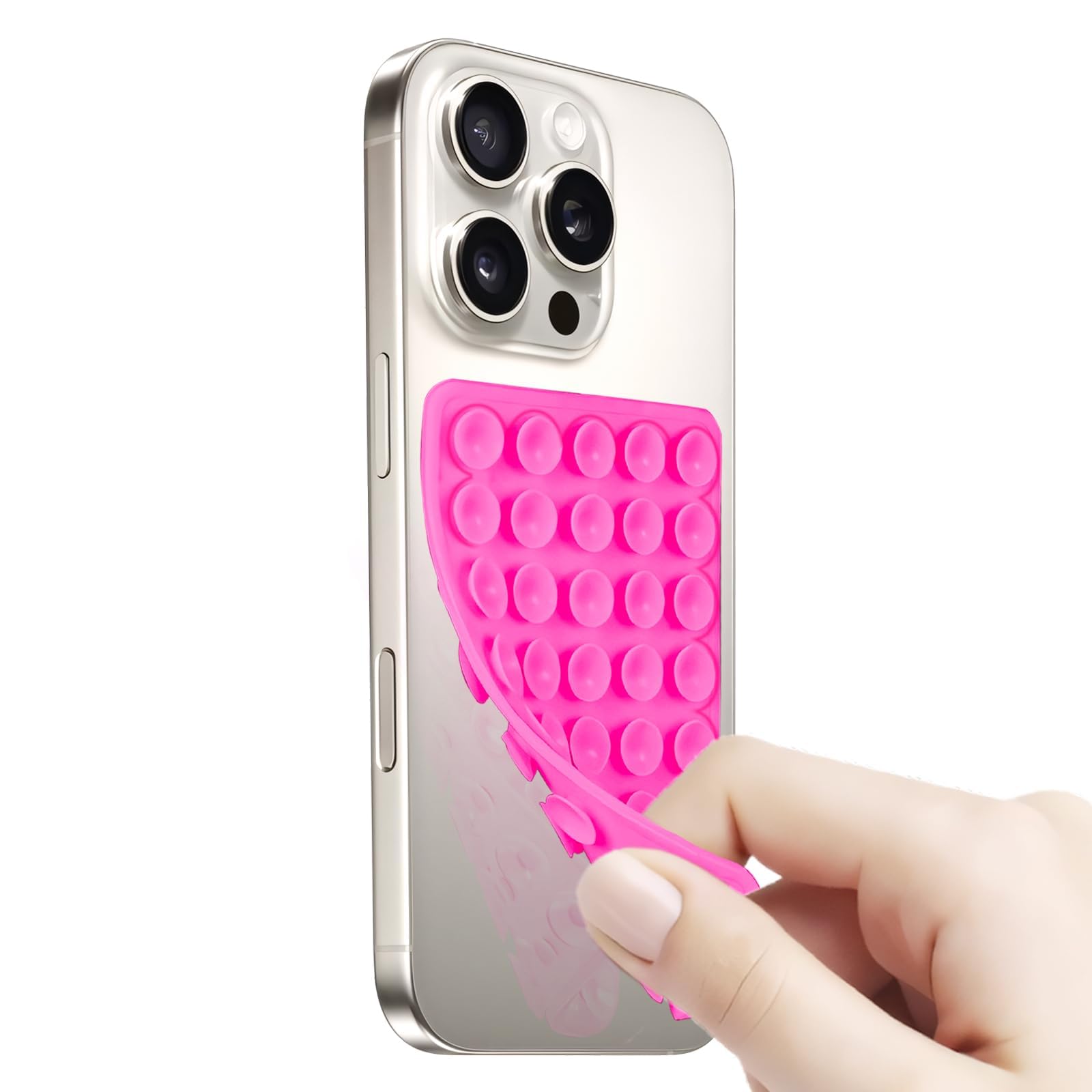 Amazon.com: QxbBox Silicone Suction Cup Phone Case Mount Double Sided ...