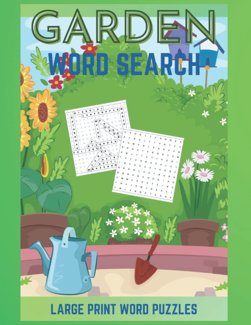 Garden Word Search Puzzle Book For Adults: Large Print Word Puzzles For ...