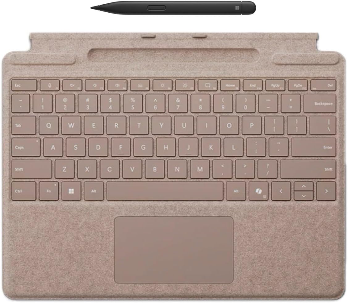 Amazon.com: Microsoft Surface Pro Keyboard with Slim Pen 2 Bundle for ...