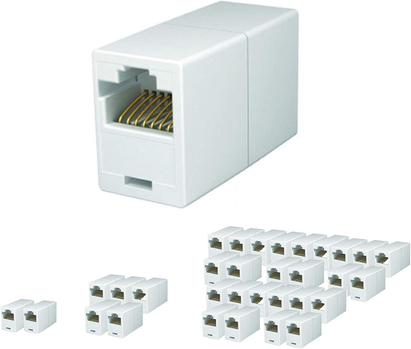 Amazon.com: iMBAPrice RJ45 Coupler - (Pack of 5) Cat5e Ethernet Cable ...