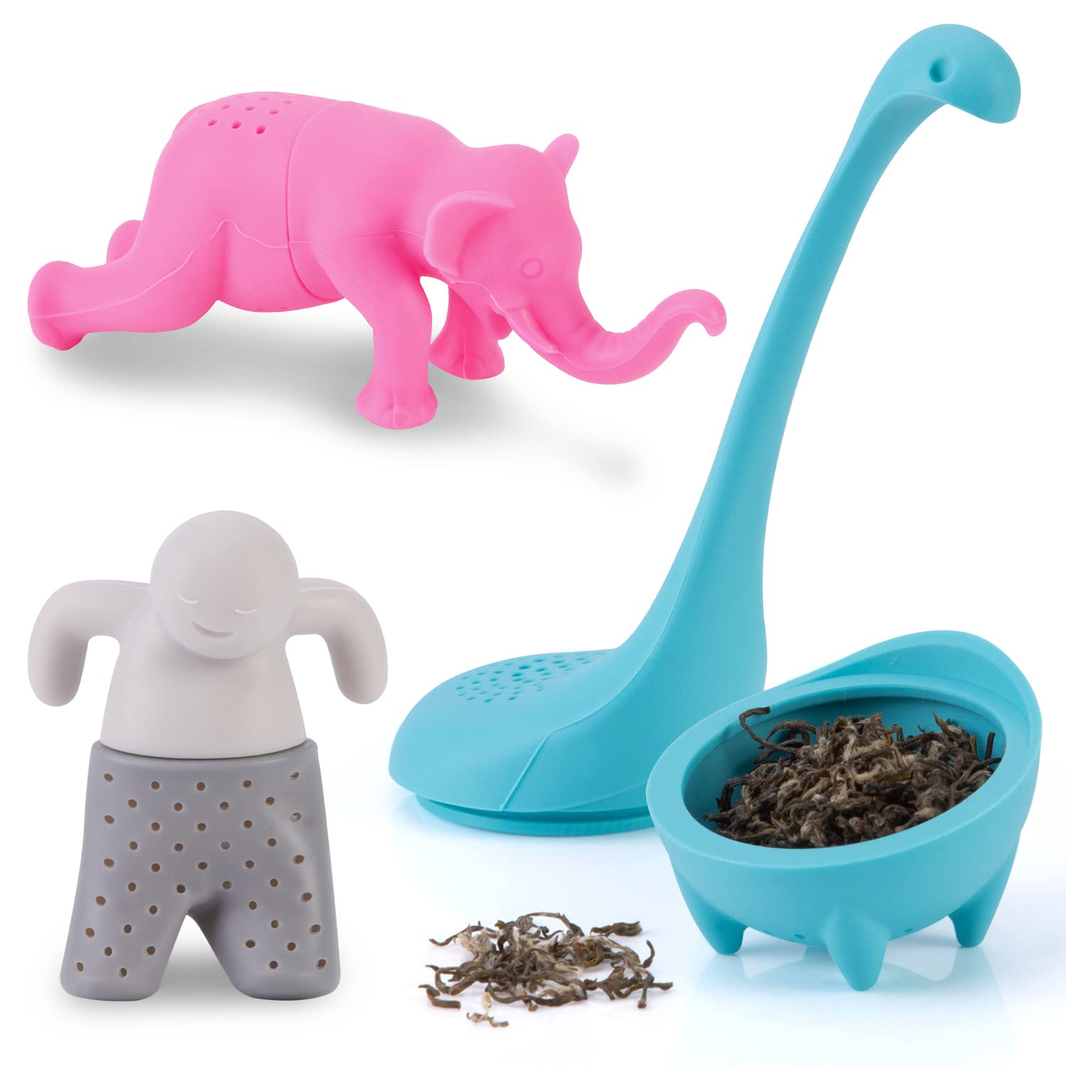 Infusores de Té, Filtros de Silicona, Té con Figura de Animal Creativa ...