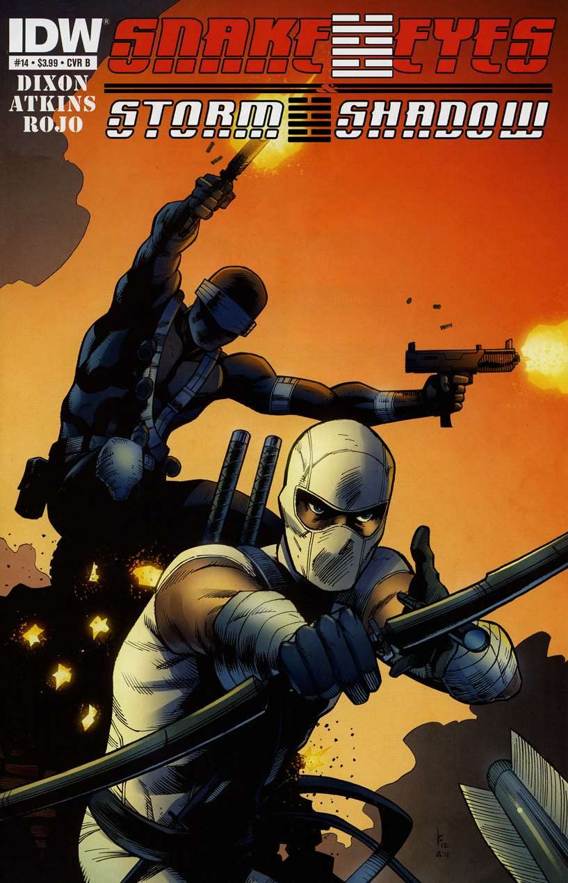 Snake Eyes Vs Storm Shadow Comic