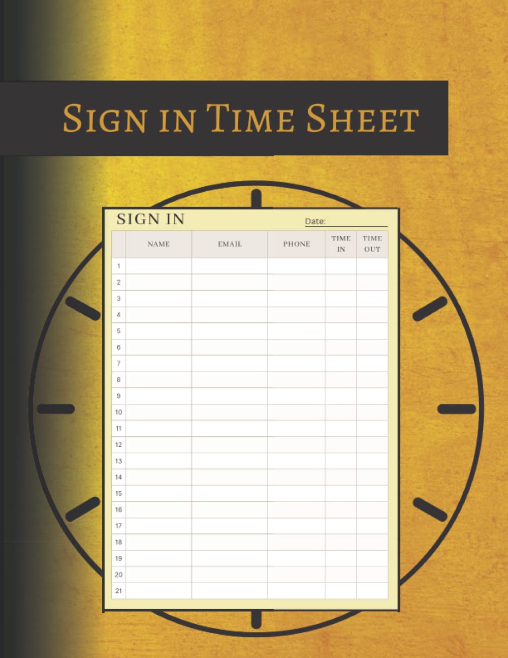Amazon.com: Sign in Log Book: Customer or Client Sign in Sheet ...