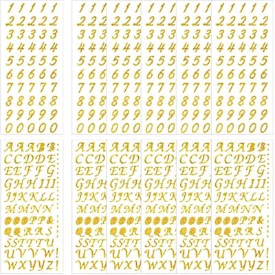 Amazon.co.uk: gold number stickers