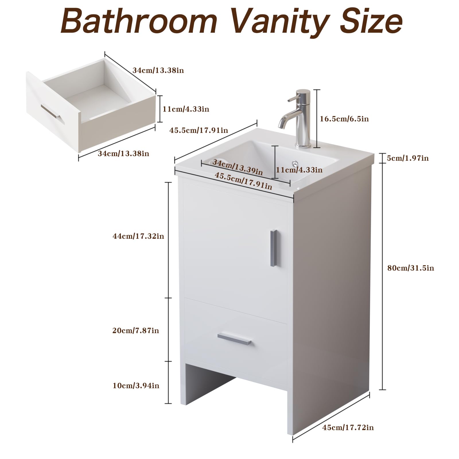 Bathroom Vanity Sizes Standard