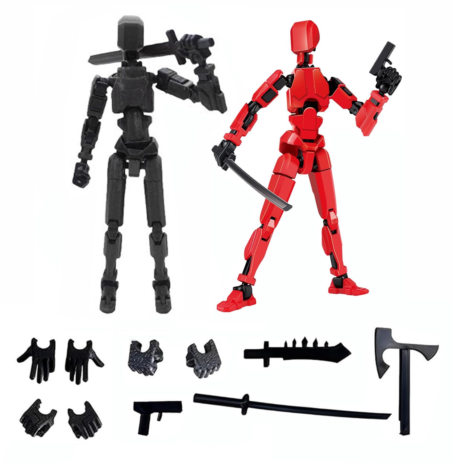Snapklik.com : (Assembly Completed) Tian 13 Action Figure Set, Robot ...