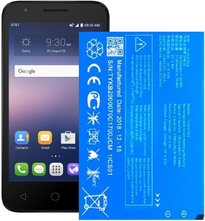 Amazon.com: Svenirven TLi017D1 Battery, (New Upgraded) Replacement ...