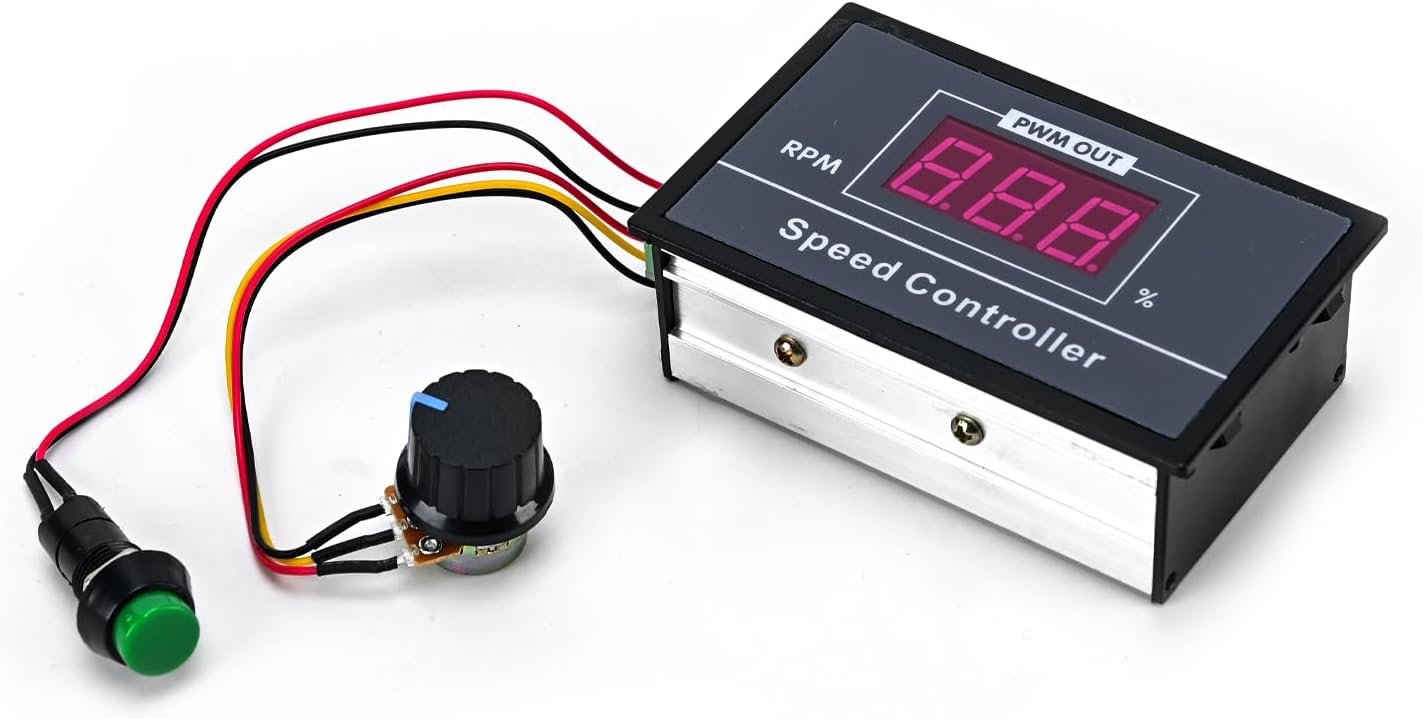 Podazz DC 6-60V 12V 24V 36V 48V 30A PWM DC Motor Speed Controller with ...