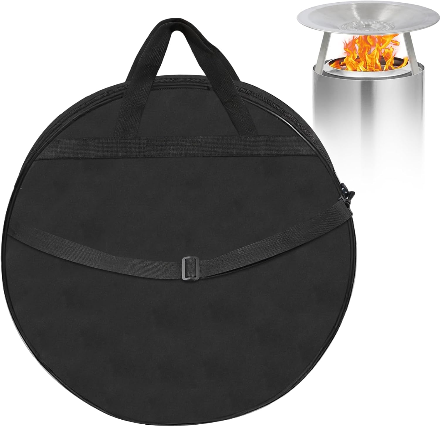 Amazon.com: Heat Deflector Carry Bag for Solo Stove Bonfire Heat ...