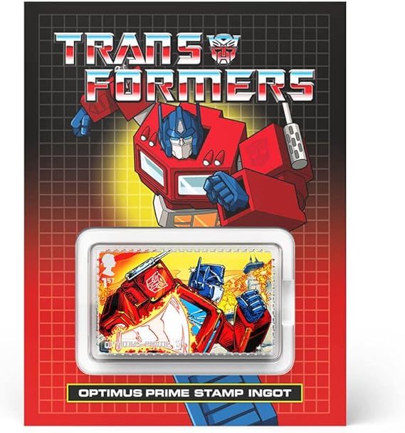Amazon.com : Transformers Optimus Prime Stamp Ingot by Royal Mail ...
