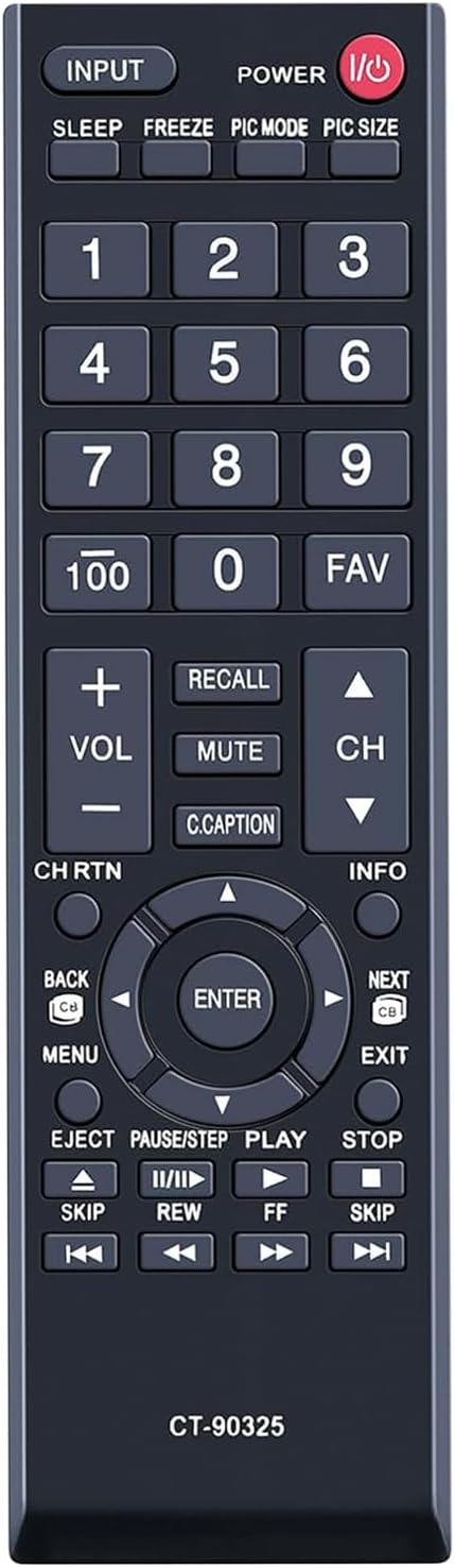 Amazon.com: New Toshiba Universal Remote Control for All Toshiba Brand ...