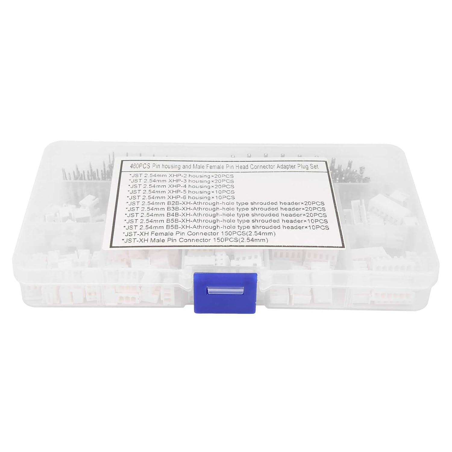 Walfront 460pcs JST Connector Kit JSTXH 2/3/4/5/6Pin Wire Terminal ...