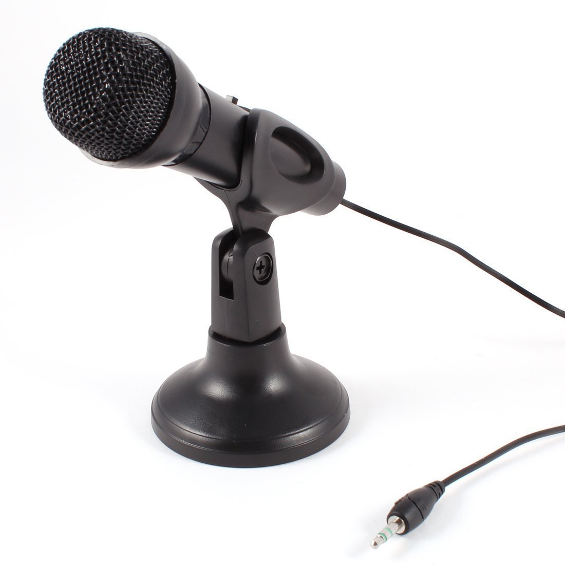 Technotech Omnidirectional 3.5mm Microphone with Stand for Laptop, PC ...
