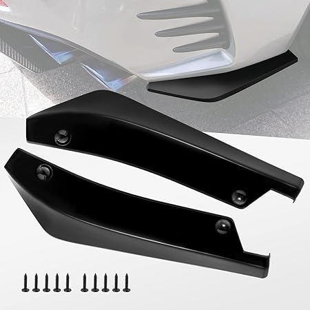 Amazon.com: idain 2PCS Universal Rear Bumper Lip Diffuser Splitter ...