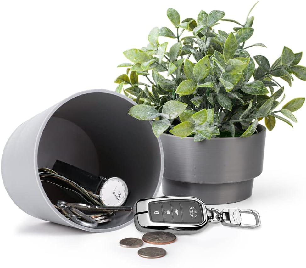 Livebe Flower Pot With Hidden Safe & Secret Compartment,Secret Stash ...