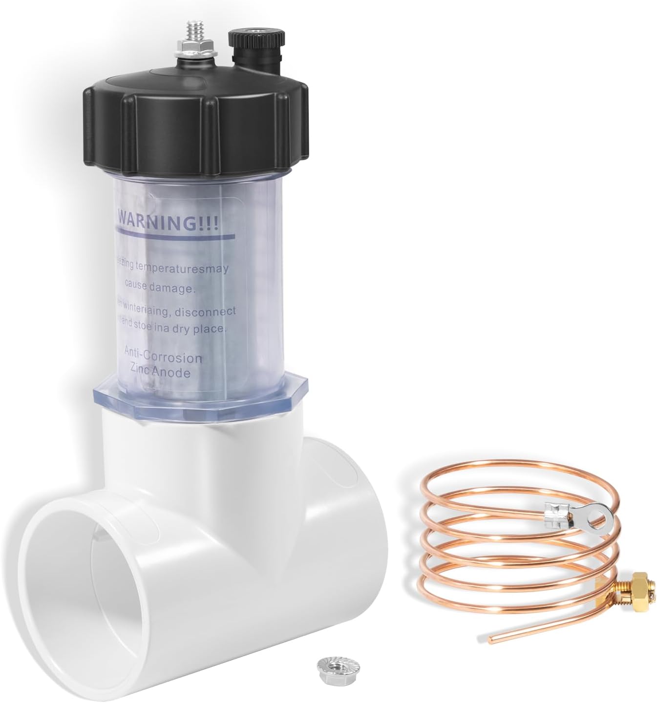 Amazon.com: Pool Inline Zinc Anode Replacement 2'' for Saltwater Pools ...