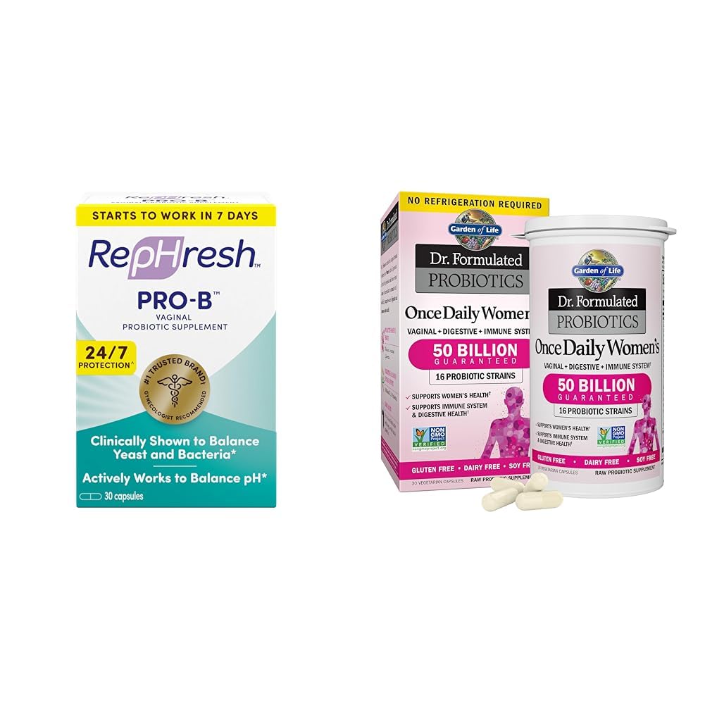 Amazon.com: Rephresh Pro-B Probiotic Supplement for Women, 30 Oral ...