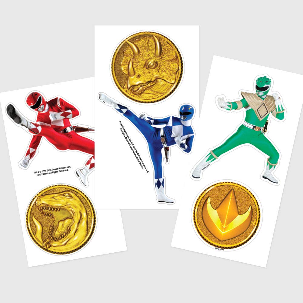 Buy Popfunk Power Rangers Collectible Stickers with Red, Blue and Green ...