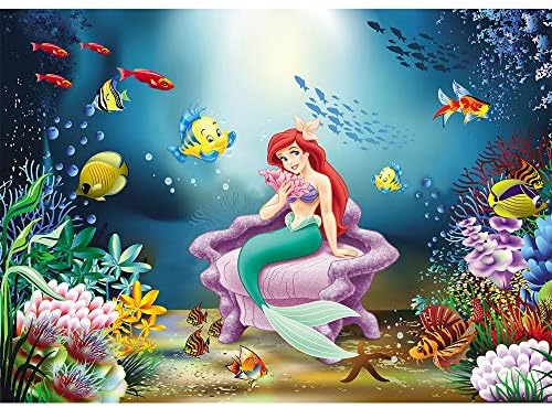 Amazon.com : 7x5FT Ariel Mermaid Princess Photography Under The Sea ...
